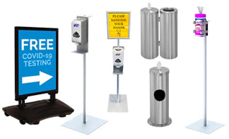 Broad Range of Healthcare Floor Stand Poster Displays – FloorStands