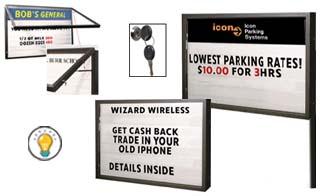 Extra HEAVY DUTY Outdoor Reader Boards - SINGLE SIDED – FloorStands