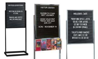 Sturdy & Professional Display Solutions: Shop Letterboard Double ...