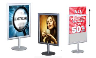 Portable & Stylish Signage Solution: Shop Lightweight Aluminum Tabletop – FloorStands