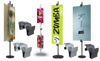 Sleek & Stable Signage Solutions: Shop Poster Clamp Floor Displays ...