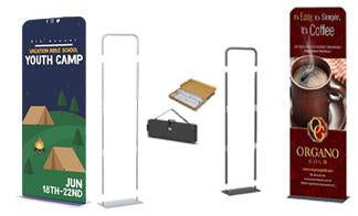 Easy Setup & Transport: Shop Pull-Over Portable Banner Stand Displays ...
