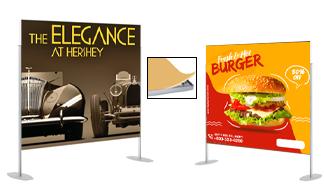 Explore SEG Tension Fabric Frames | with UPRIGHT POSTS Double Sided ...