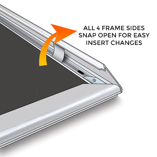 22x28 Poster Sign Stand with Snap Open (1) Sign Frame (Single Sided) in ...