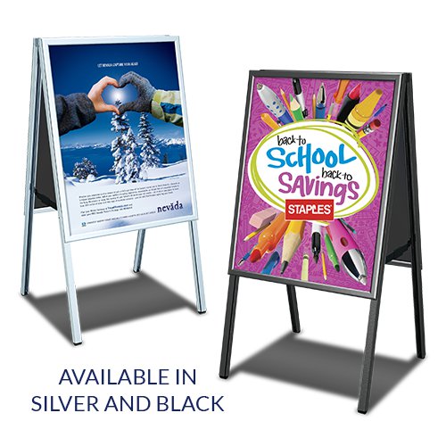 24x36 A-Frame Sign Holder (Slide-In Design) – FloorStands