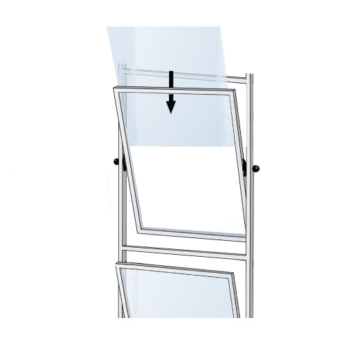 3-Tier Tilted Sign Holder Floor Stand Swivel Frames for 22x28 Posters ...
