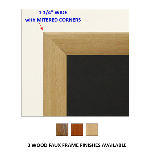 Wooden A-Frame 12x24 Sign Holder | WOOD Snap Frame 1 1/4" Wide FREE ...