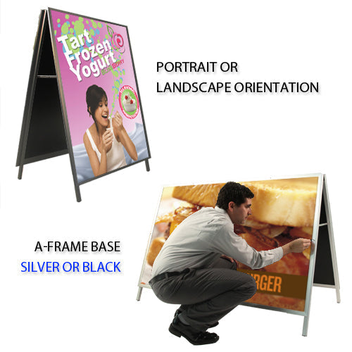 A-Frame 16x20 Sign Holder | Locking Security Snap Frame FREE Shipping ...