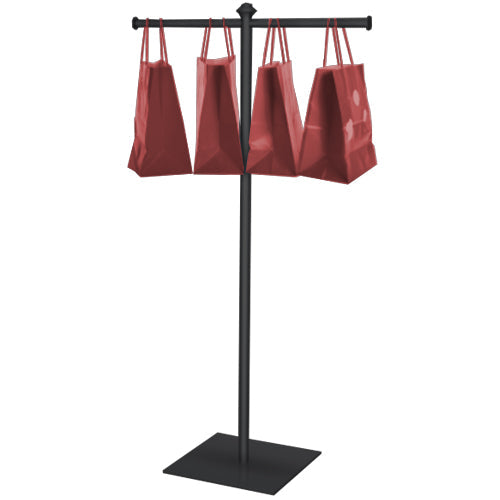 Bag Holder Floor Stand | Portable Single Pole with 12" Square Base ...