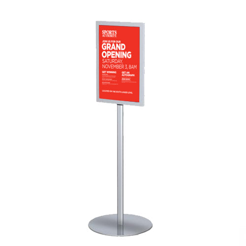 DURA Portable Poster Sign Holder Stand (for 18x24 Posters) – FloorStands