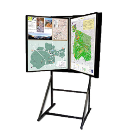 Free Standing Swing Panel Photo Art Displays – FloorStands
