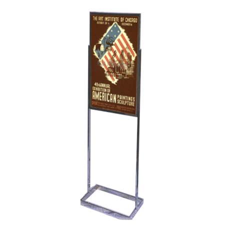 Heavy Duty Economy Sign Holder with Tubular Base (14x22) – FloorStands
