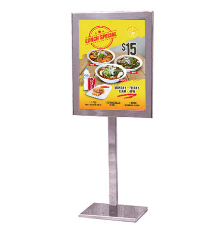 Heavy-Duty, Indestructible Steel 22x28 Sign Holder Stand 20 Colors ...