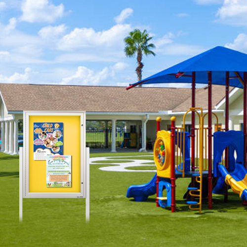 Extreme WeatherPlus™ Radius Edge Outdoor Bulletin Board Display Cases ...