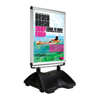 Wind Resistant Sign Holders with Spring Legs – FloorStands