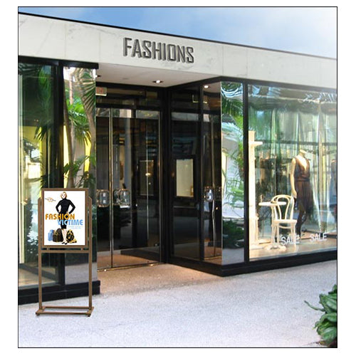 Weather Warrior 22”x28” Heavy-Duty Outdoor Sign Holder – FloorStands