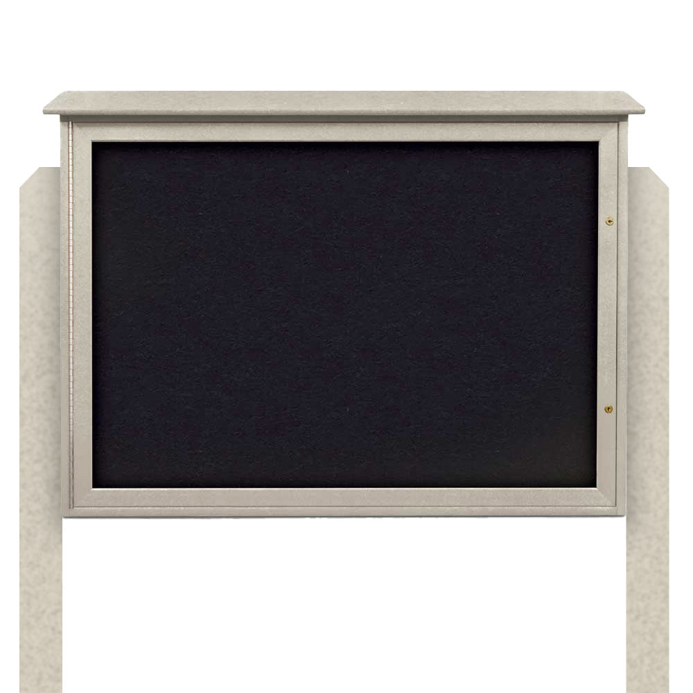 Eco-Design 48x48 Outdoor Message Center Stand + Cork + Sliding Doors ...