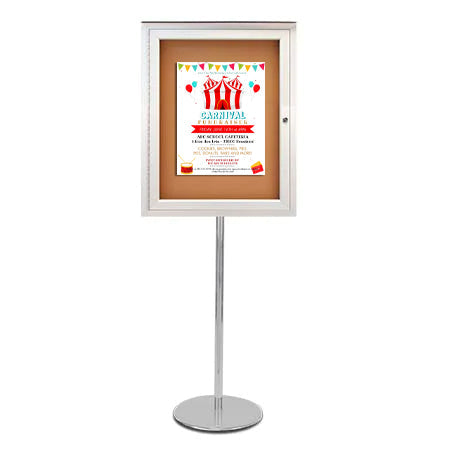 EXTREME WeatherPlus Enclosed Outdoor Bulletin Board Stands | 6 Sizes ...