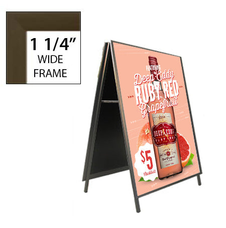 A-Frame 48x72 Sign Holder | Snap Frame 1 1/4" Wide FREE Shipping ...