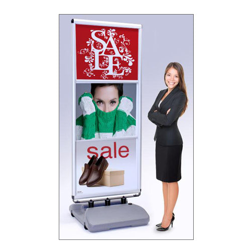 SUPER TALL Outdoor Wind Proof Snap Frame Curb Sign Holder 78" – FloorStands