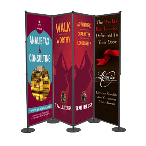 Screen Panel Floor Display - 36" Wide Partition Base – FloorStands