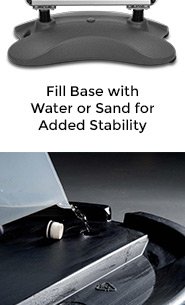 Squall 23x33 Sidewalk Stand with Weighted Water Base 1 or 2-Sided ...