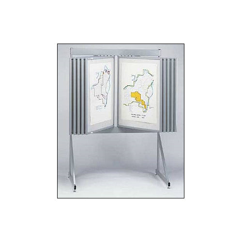 Straight Line Swinging Multi Panel Matboard Floor Displays Free ...