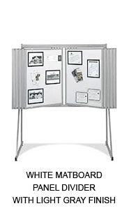 Straight Line Swinging Multi Panel Matboard Floor Displays Free ...