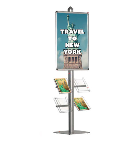 Euro-Style POSTO-STAND™ 22x28 Snap Frame Clear Literature Holders ...
