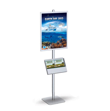 POSTO-STAND™ 8 Foot Standing Poster Display 22x28 with Snap Frame ...