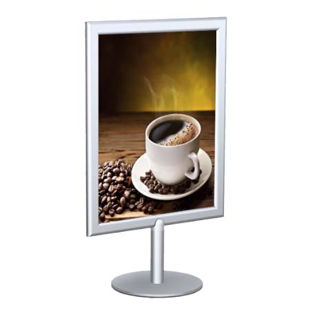 Light Weight Table Top Sign Holder 11x17 | Counter Top Poster Display – FloorStands