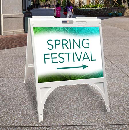 Street-Master 24x18 A-Frame Message Board – FloorStands