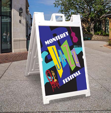 Street-Master 24x36 Plastic Sandwich Board for Posters – FloorStands