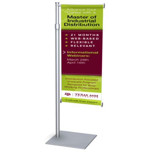 Vertical Banner Stand Countertop Single Poster Display (9" Width ...